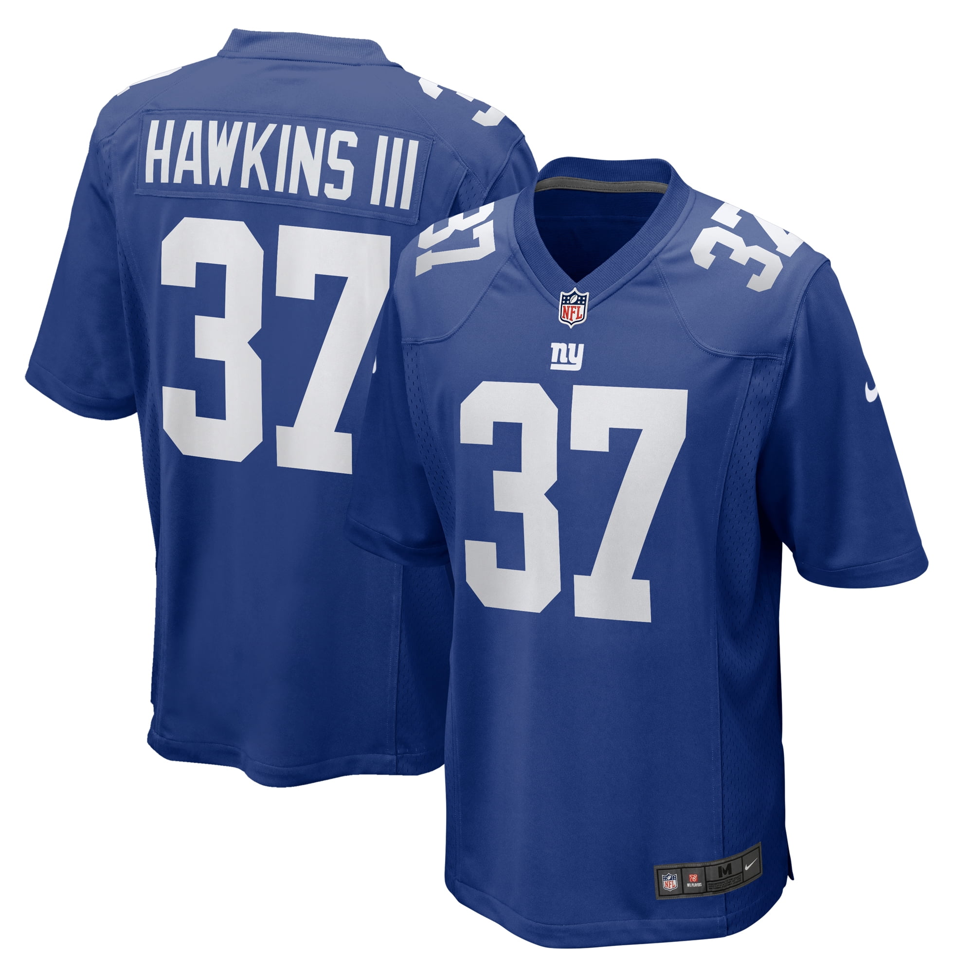 Men's Nike Tre Hawkins Royal New York Giants Game Jersey - Walmart.com