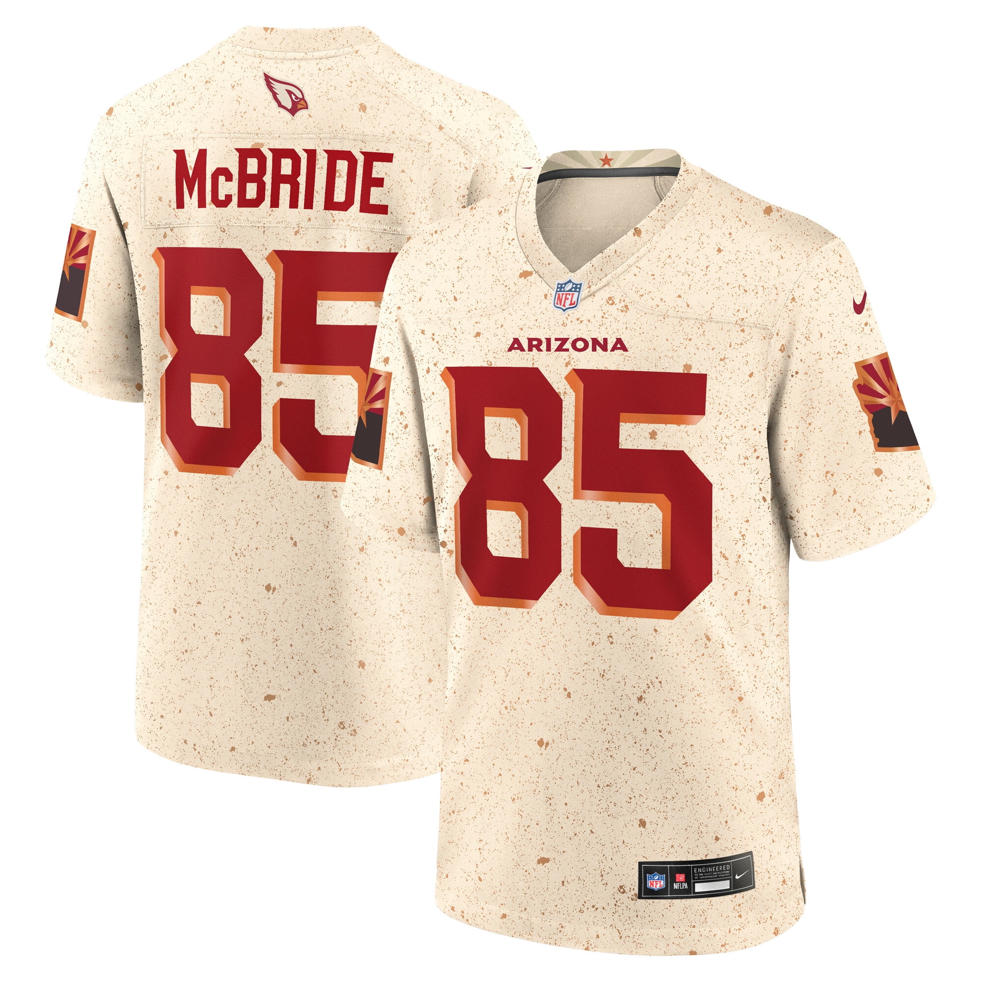 Men's Nike Trey McBride Natural Arizona Cardinals 2025 Rivalries ...
