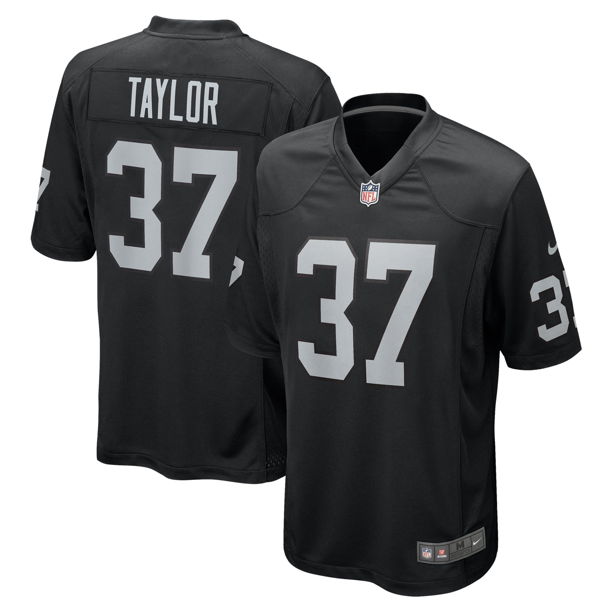 Men's Nike Trey Taylor Black Las Vegas Raiders Team Game Jersey ...