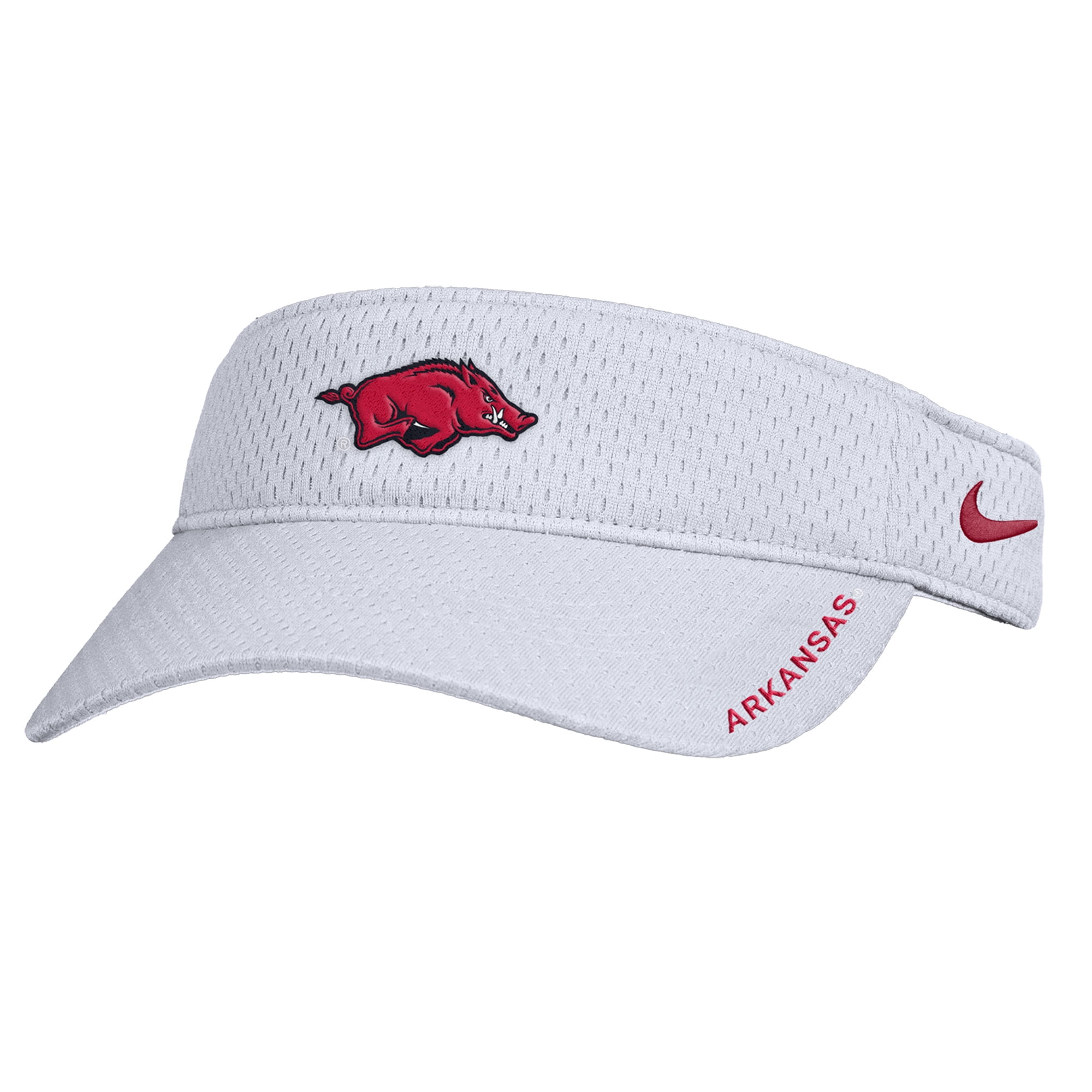 Men's Nike White Arkansas Razorbacks On-Field Softball Authentic Ace Performance Adjustable ...