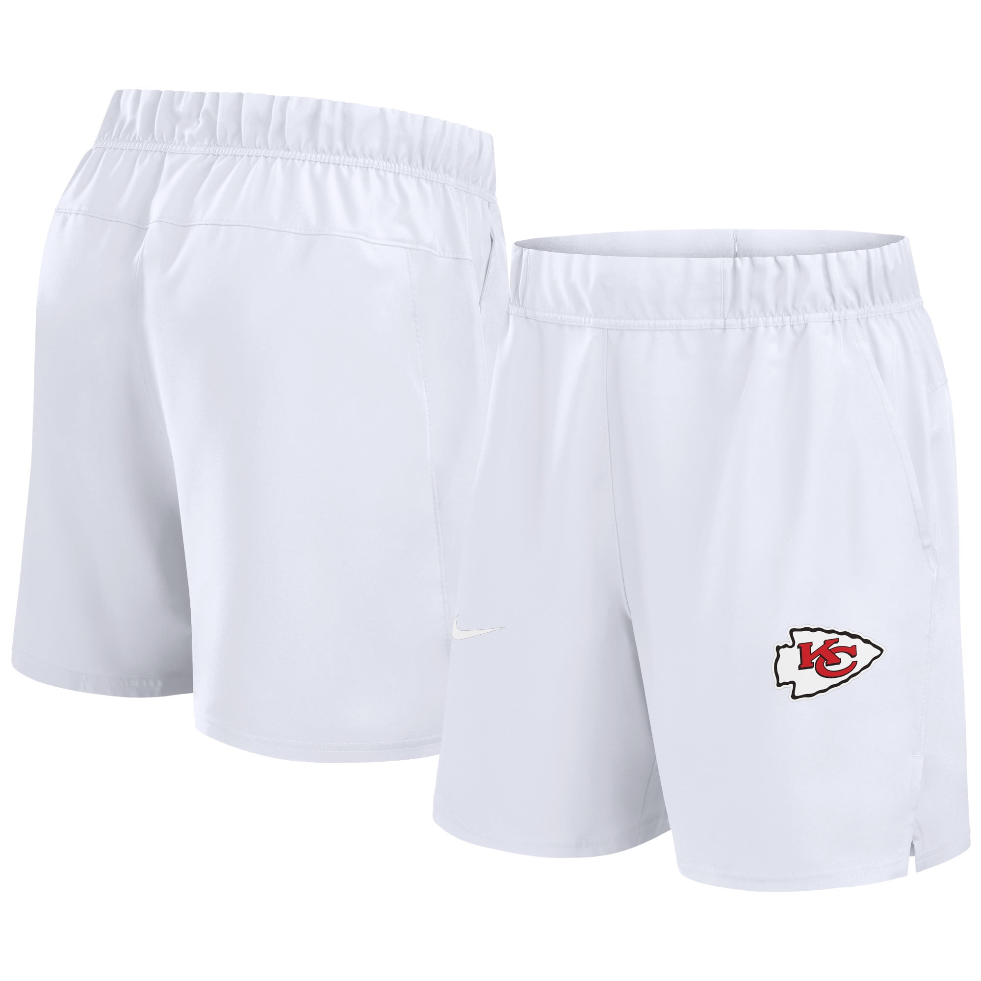 Men's Nike White Kansas City Chiefs Blitz Victory Performance Shorts ...