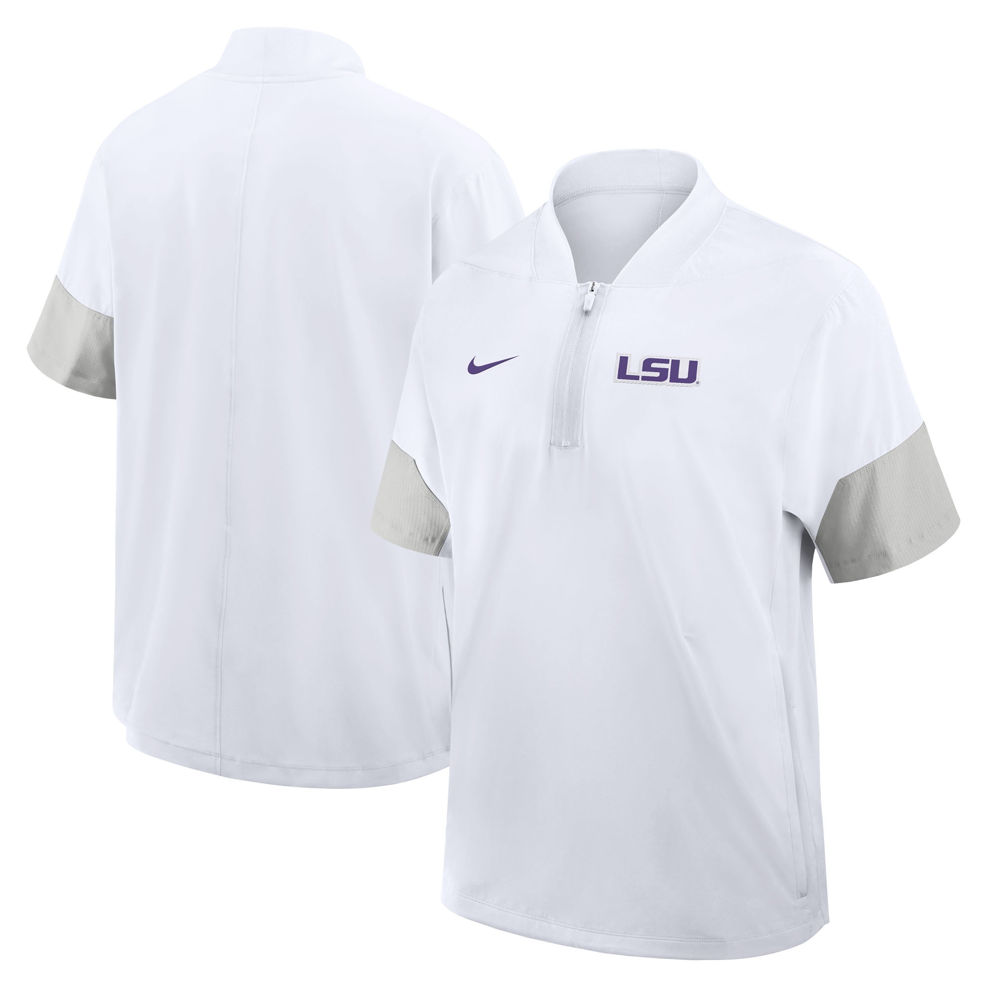 Men's Nike White LSU Tigers 2025 Sideline Coaches Lightweight Short ...