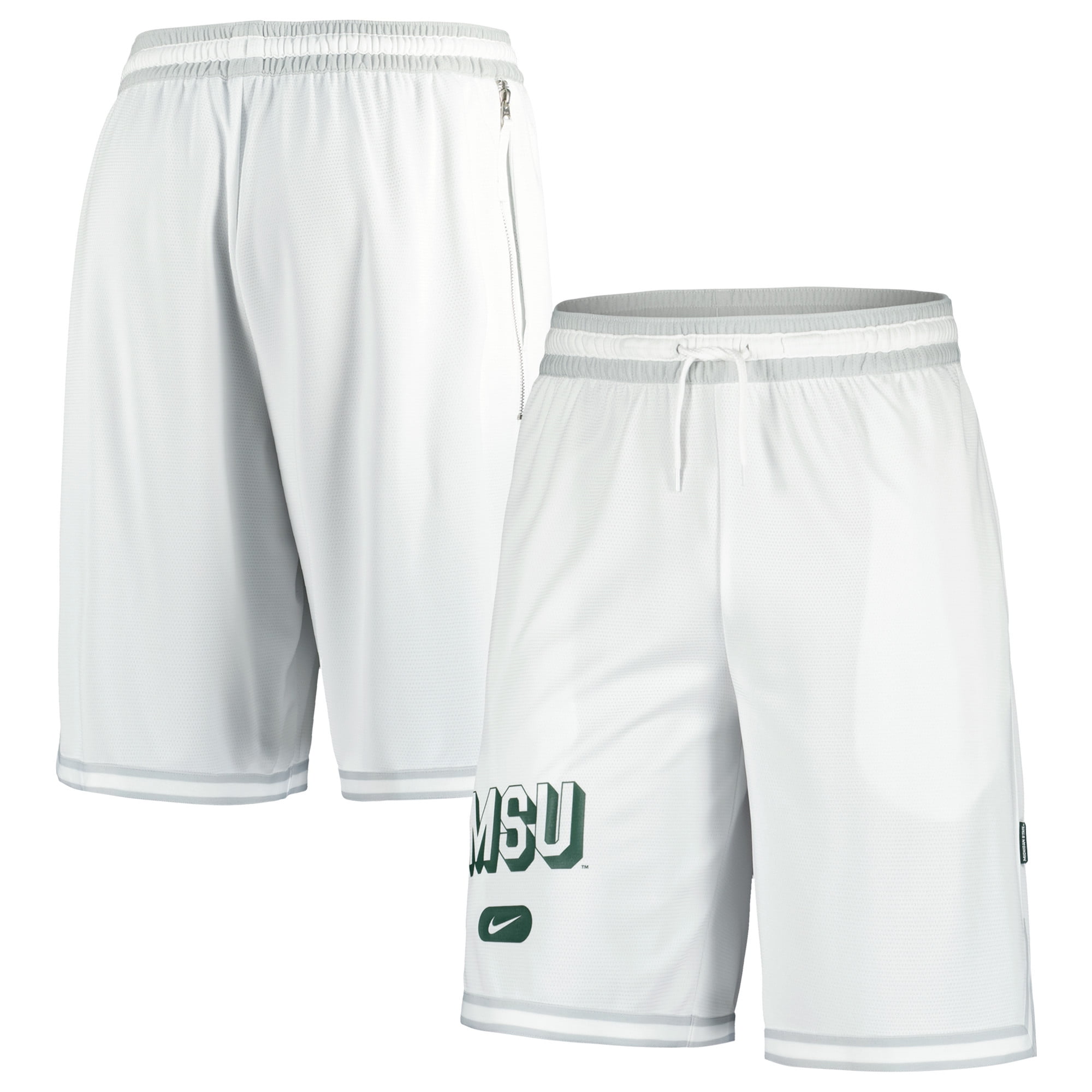 Men's Nike White Michigan State Spartans DNA 3.0 Performance Shorts ...