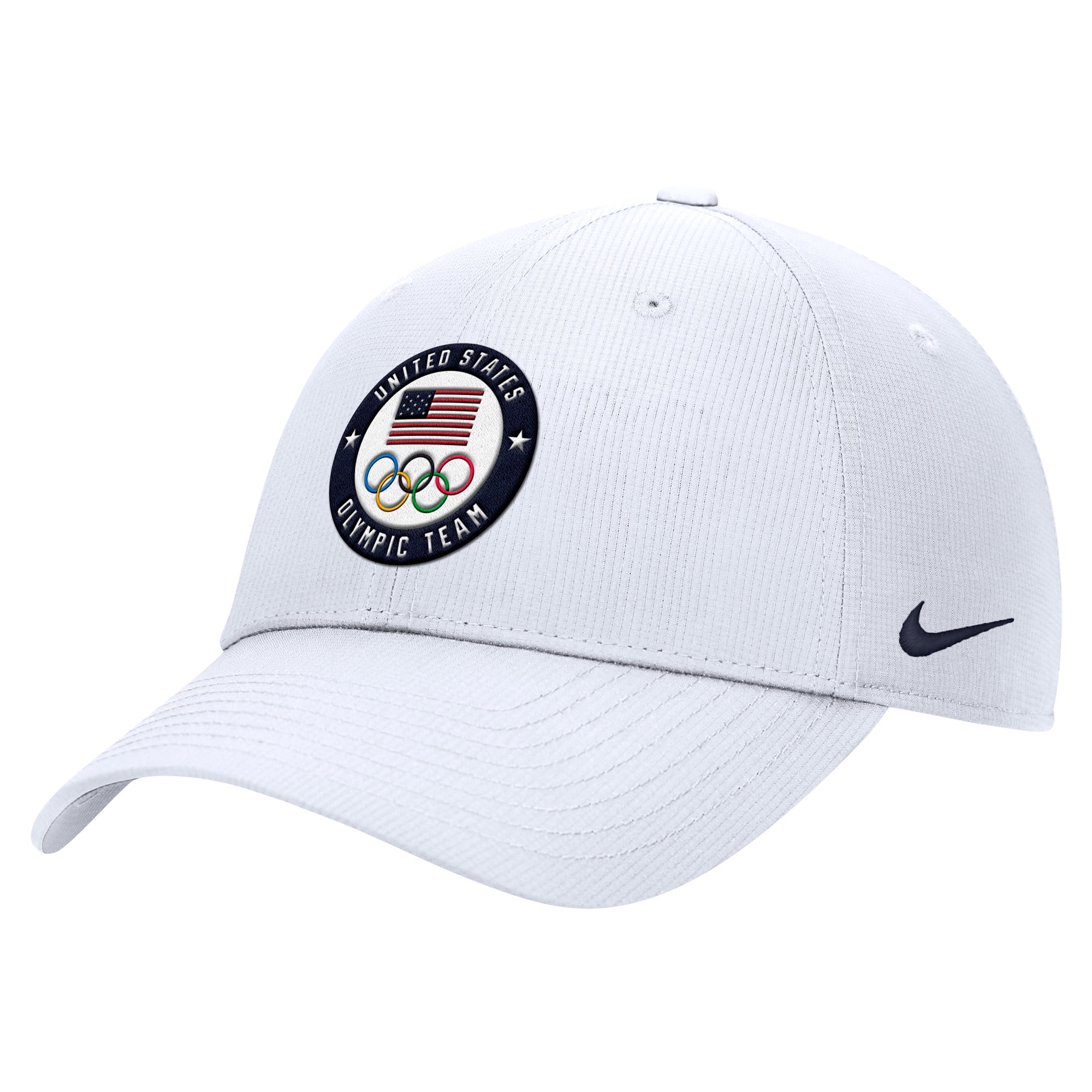 Men's Nike White Team USA On-Field Club Ripstop Dri-FIT Adjustable Hat ...