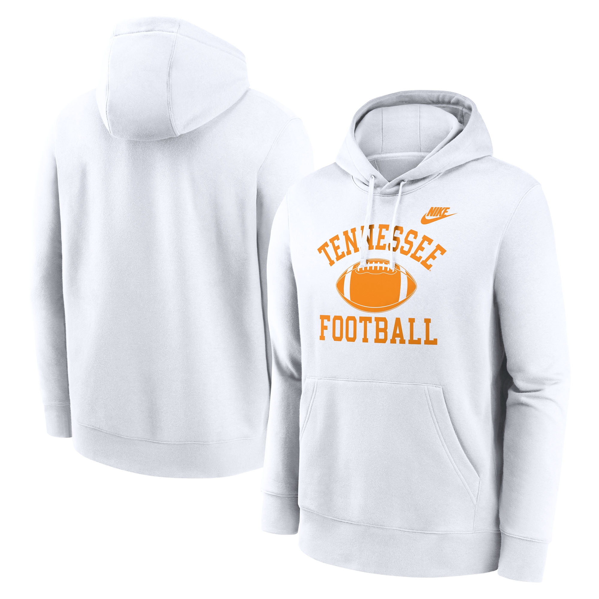 Men's Nike White Tennessee Volunteers Legacy Football Icon Club Fleece ...