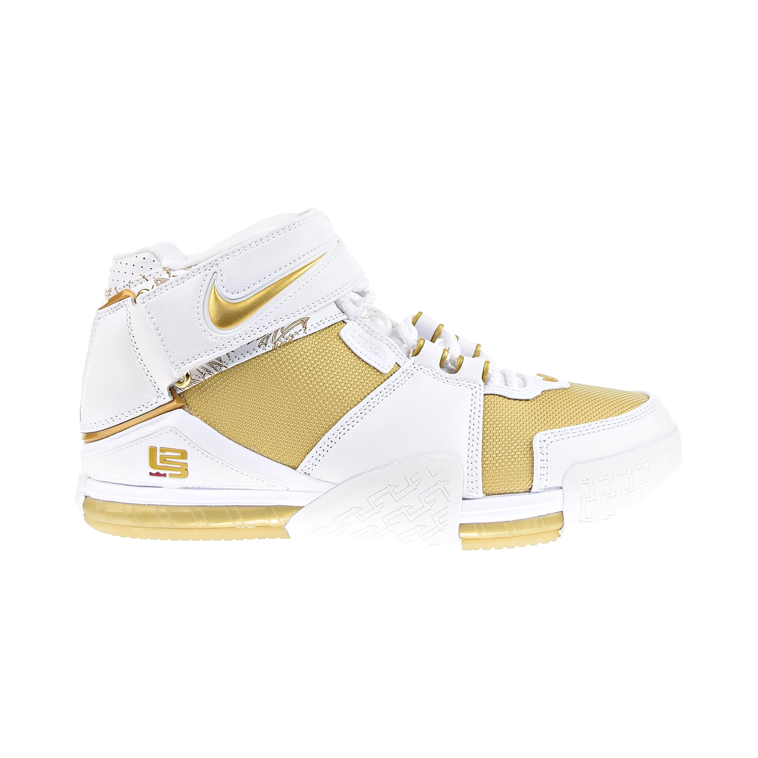 Men's Nike Zoom Lebron II "Maccabi" White/Metallic Gold (DJ4892 100 ...