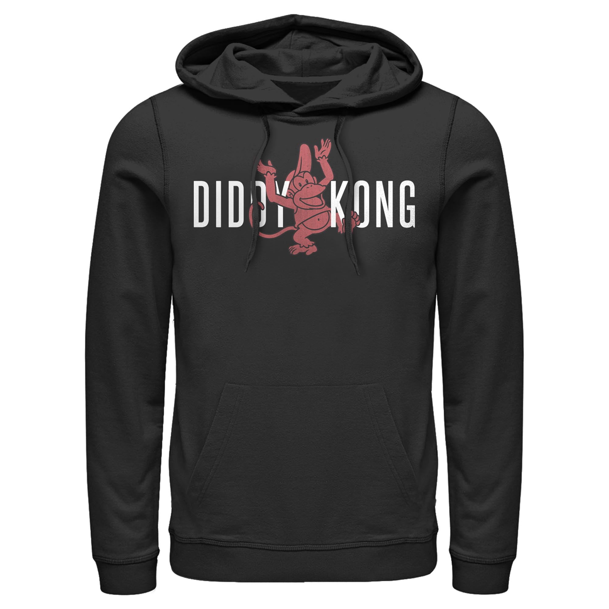 Men's Nintendo Diddy Kong Pull Over Hoodie - Walmart.com