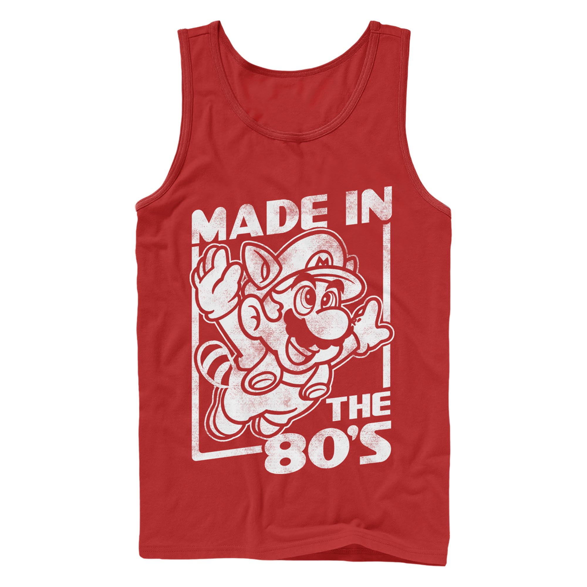 Men's Nintendo Made in the 80s Distressed Tank Top - Walmart.com