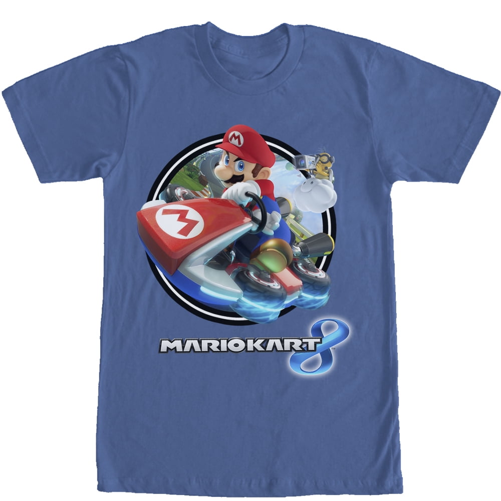 Men's Nintendo Mario Kart 8 Graphic Tee Royal Blue X Large - Walmart.com