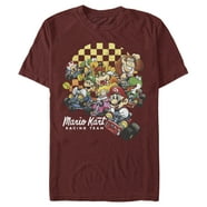 Men's Nintendo Gaming Mario Running Mario Kart Graphic T-shirt ...