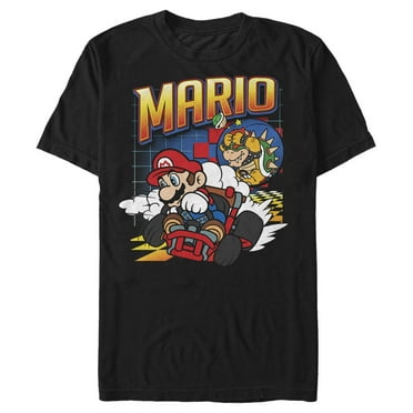 Nintendo Mario Kart Men's & Big Men's Mario Running Graphic Tee Shirt ...