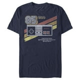 Men's Nintendo NES 85 Controller Graphic Tee Navy Blue Large - Walmart.com