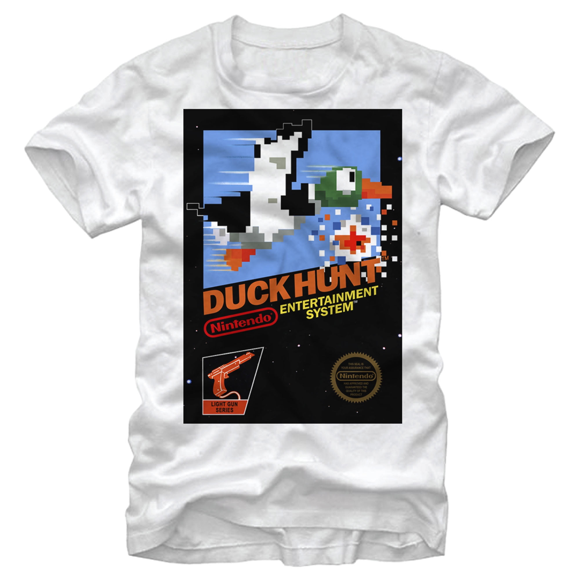 Men's Nintendo NES Duck Hunt Graphic Tee White 2X Large - Walmart.com