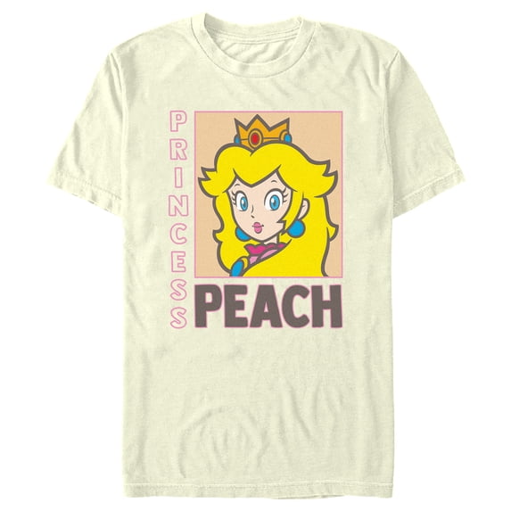 Men's Nintendo Princess Peach Portrait Frame Graphic T-Shirt - Walmart.com