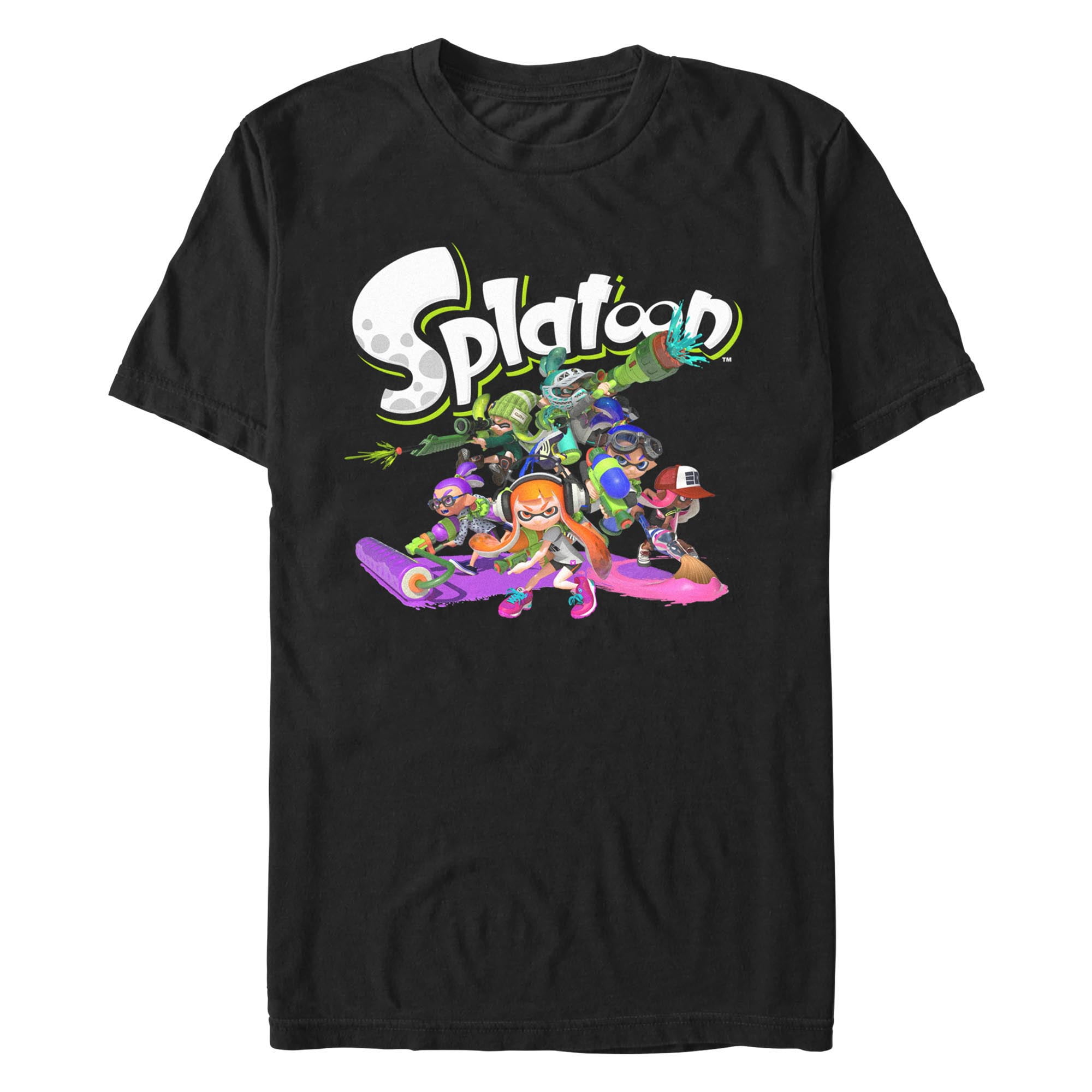 Men's Nintendo Splatoon Inkling Heroes Graphic T-Shirt - Walmart.com