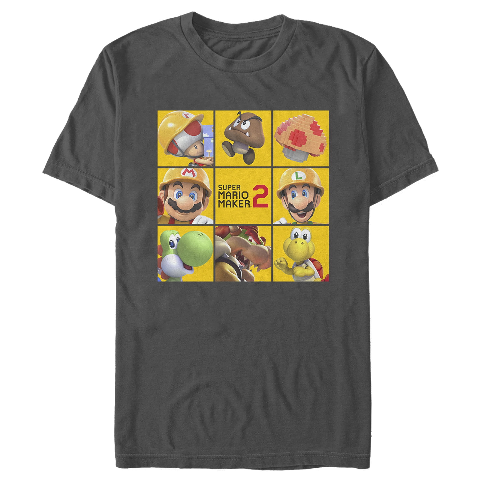 Men's Nintendo Team Yellow Portraits Graphic T-Shirt - Walmart.com