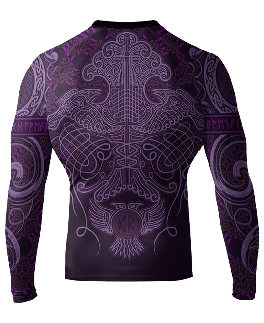 Men's Nordic Purple IBJJF Approved MMA Rash Guard Large - Walmart.com