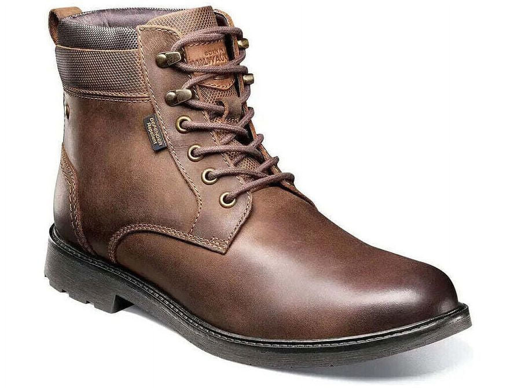 Men's Nunn Bush 1912 Plain Toe Boot Water-resistance Brown CH 85007-215 ...