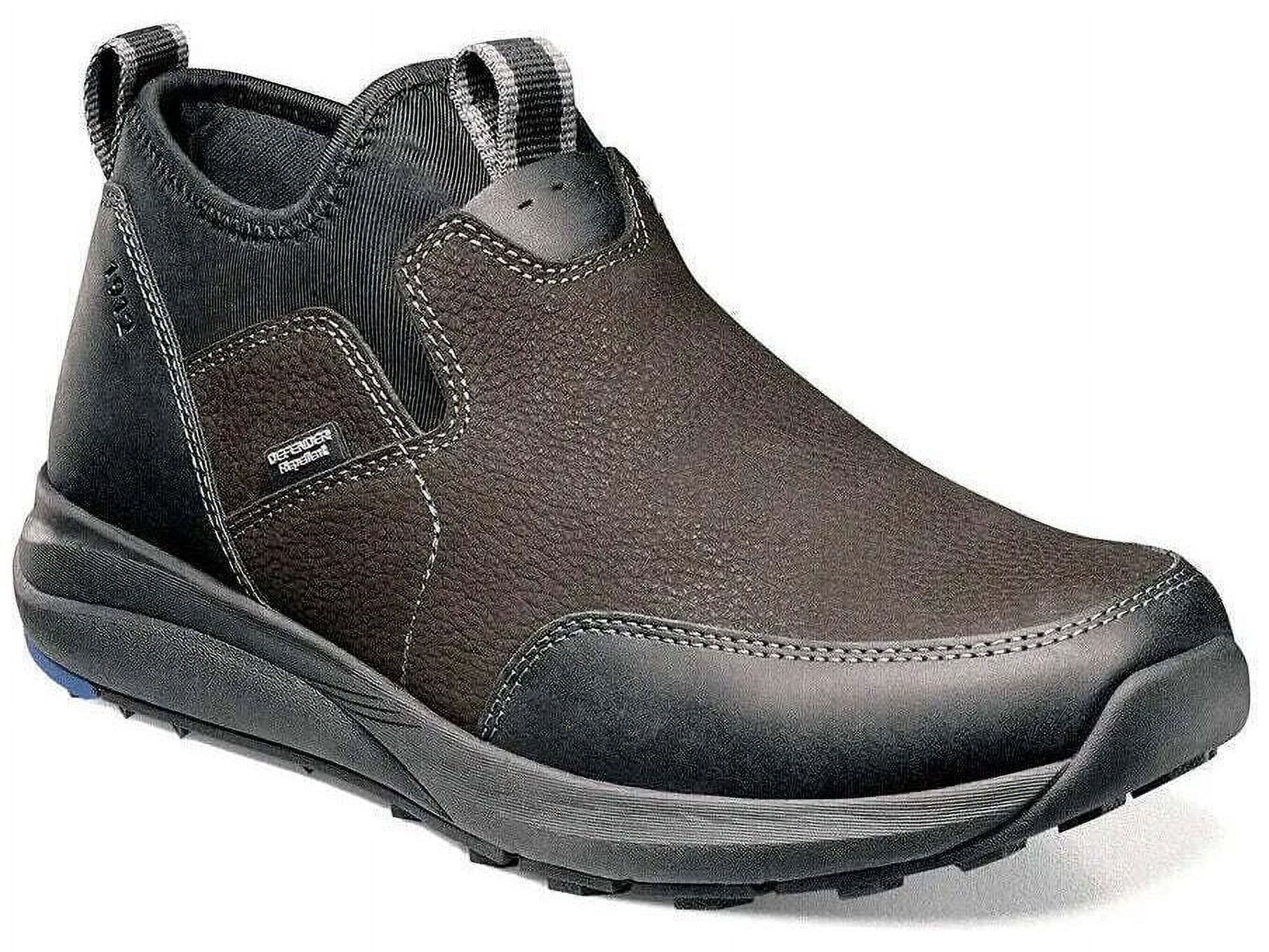 Men's Nunn Bush Excursion Moc Toe Slip On Boot Water-Resistan Charcoal ...