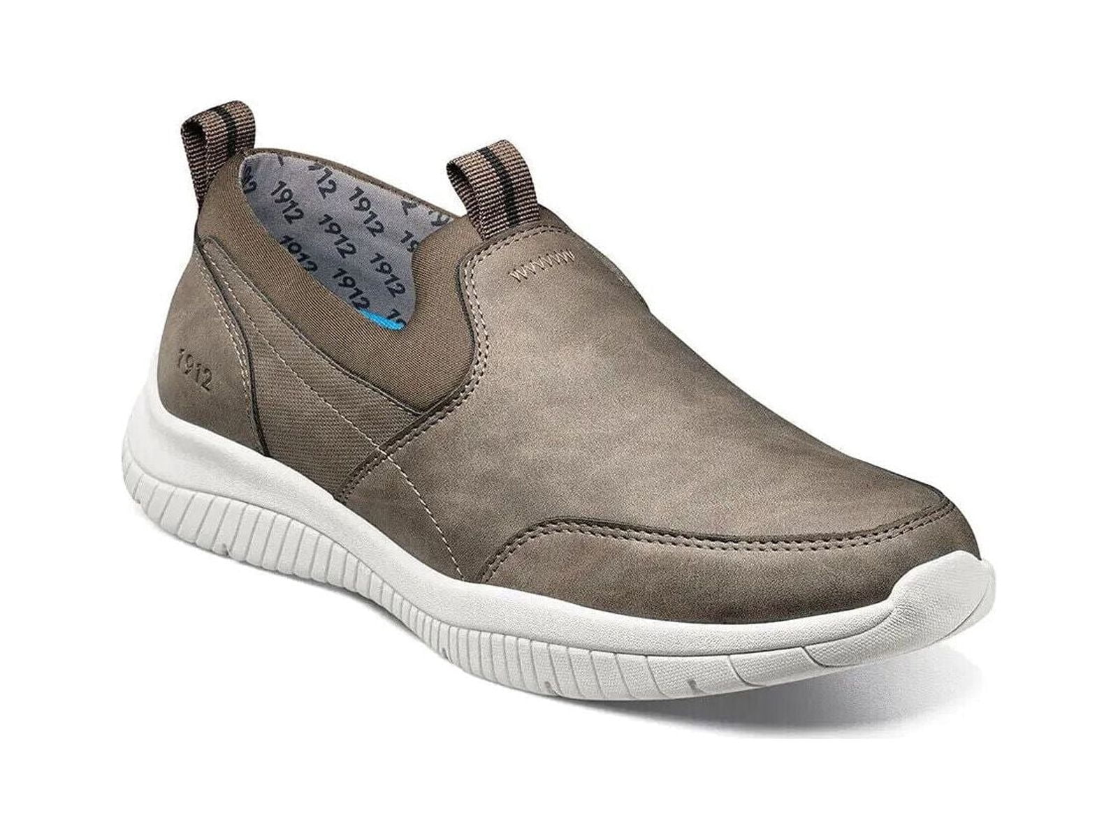 Men's Nunn Bush Kore City Pass Moc Toe Slip On Sneaker Charcoal 84996 ...