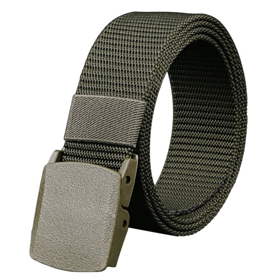 Men's Nylon Work Belts - Breathable Webbing Canvas Belt with Plastic ...