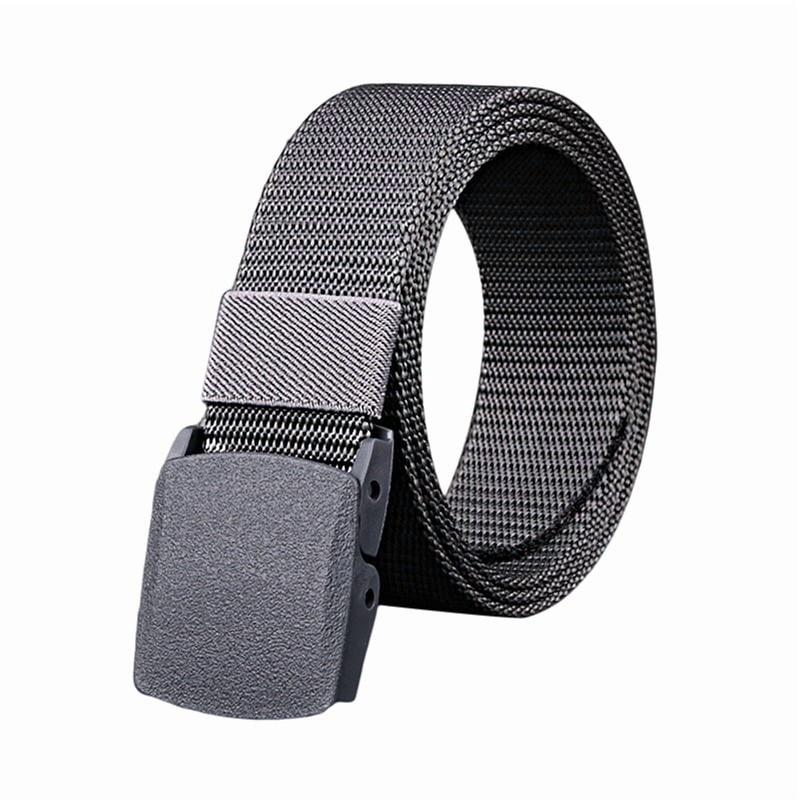 Men's Nylon Work Belts - Breathable Webbing Canvas Belt with Plastic ...