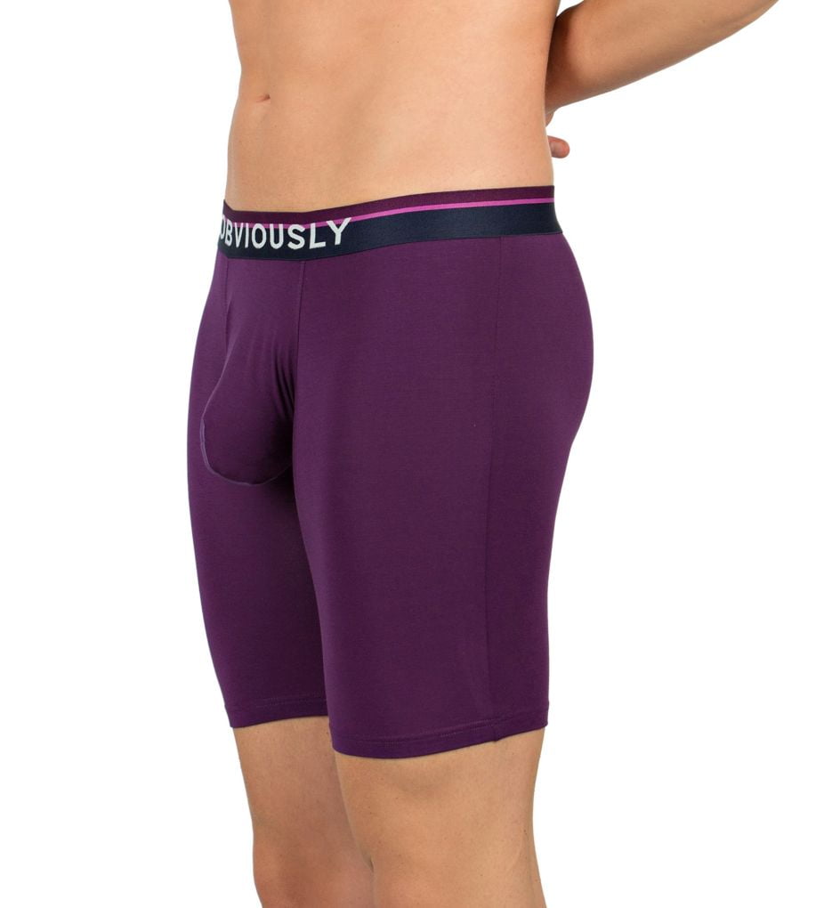 Men's Obviously A09 PrimeMan AnatoMAX 6 Inch Boxer Brief (Purple M ...