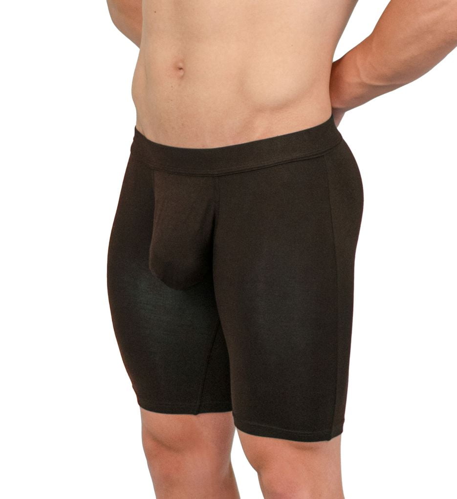 Men's Obviously F01-1A EliteMan AnatoMAX 9 inch Boxer Brief (Black 2X ...