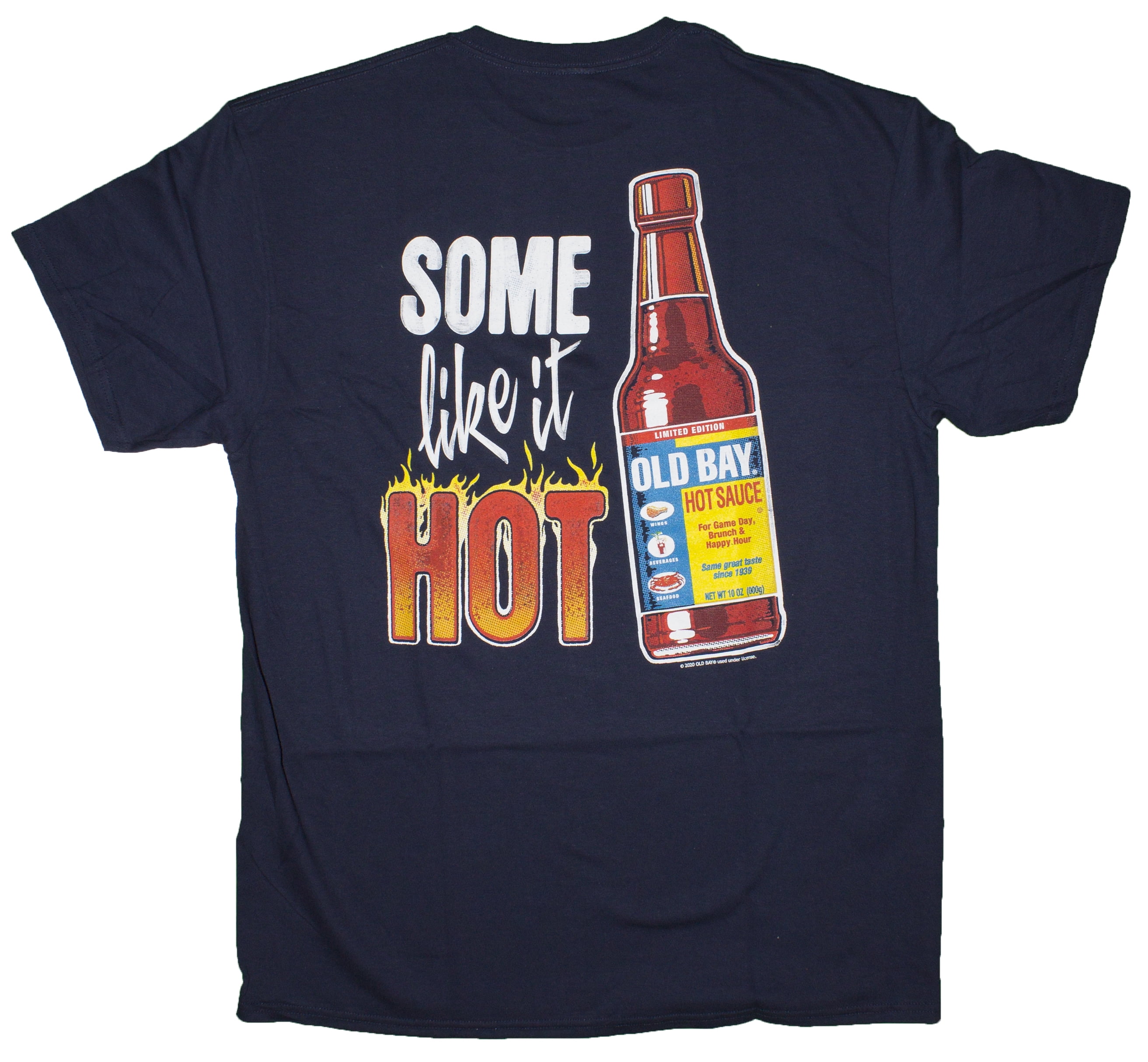 Men's Officially Licensed Old Bay Hot Sauce Some Like It Hot T-Shirt ...