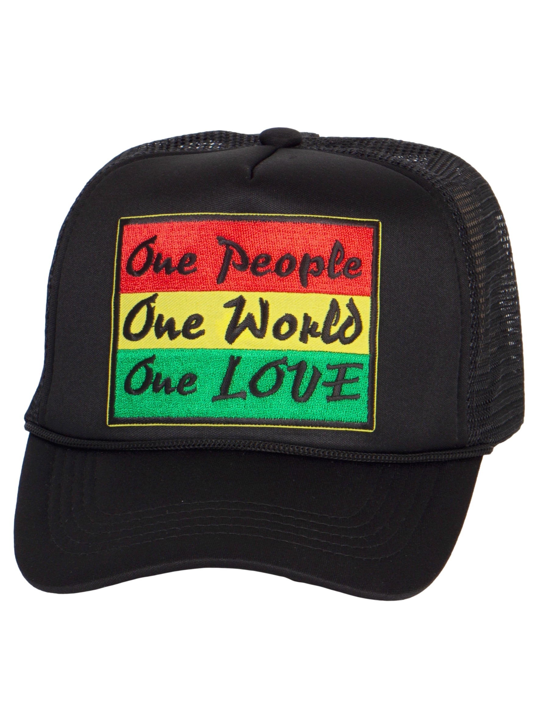 Men's One People One World One Love Trucker Hat - Walmart.com