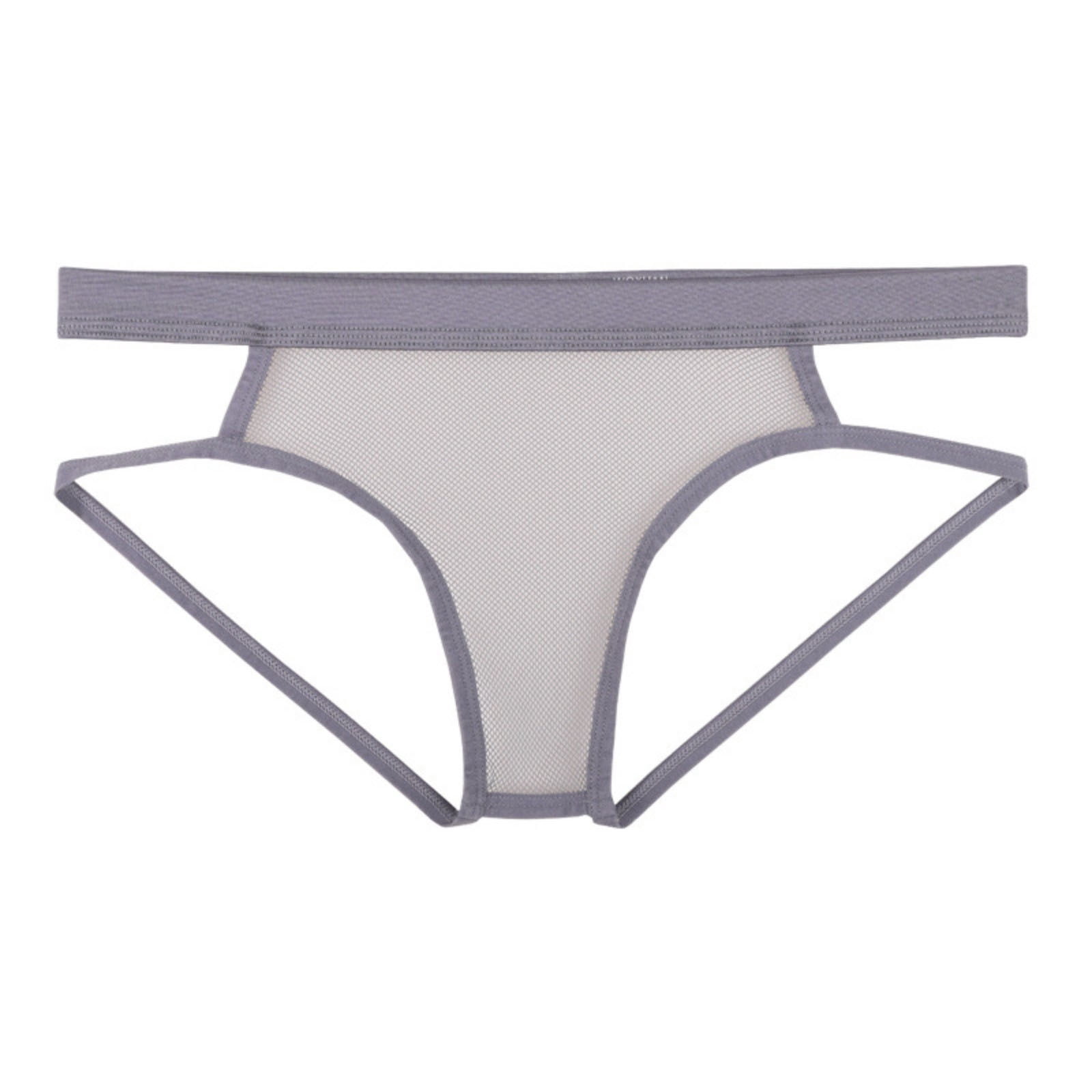 Men's Open Butt Jockstrap Briefs Sexy Mesh Fishnet Underwear Low Rise ...
