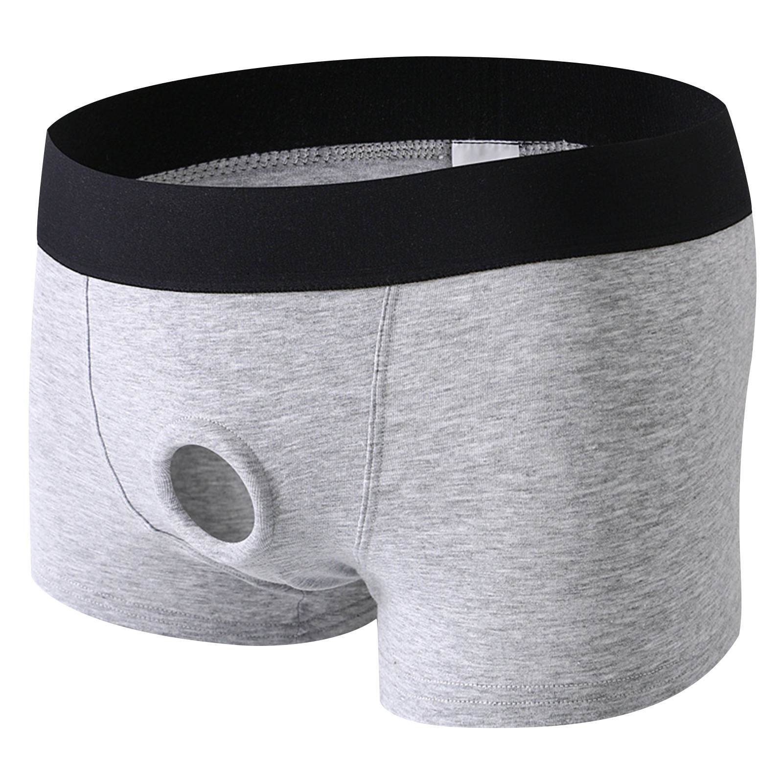 Men's Open Front Boxer Briefs Hollow Pouch Trunks Underwear Cut Out ...