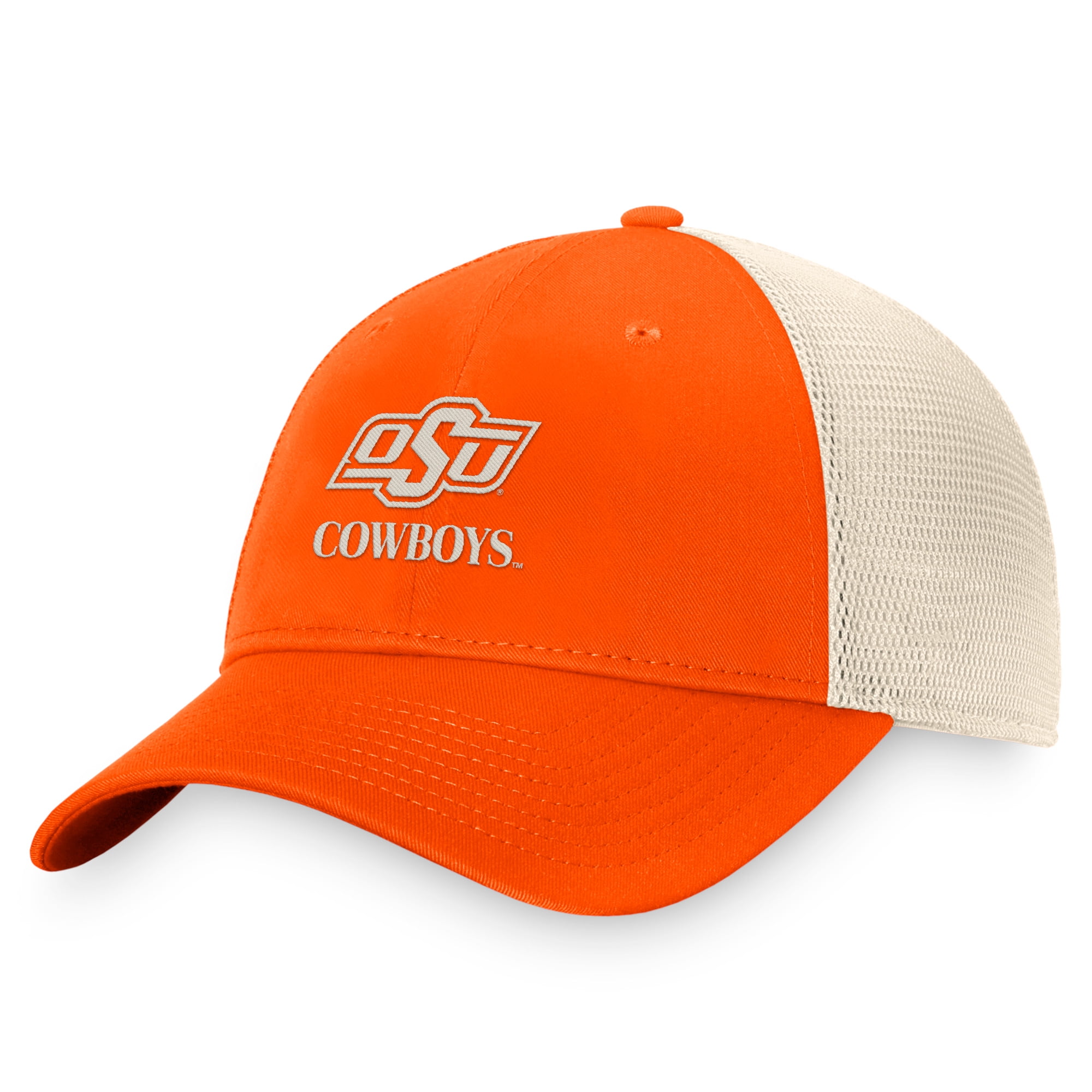 Men's Orange Oklahoma State Cowboys Special Ops Trucker Adjustable Hat ...