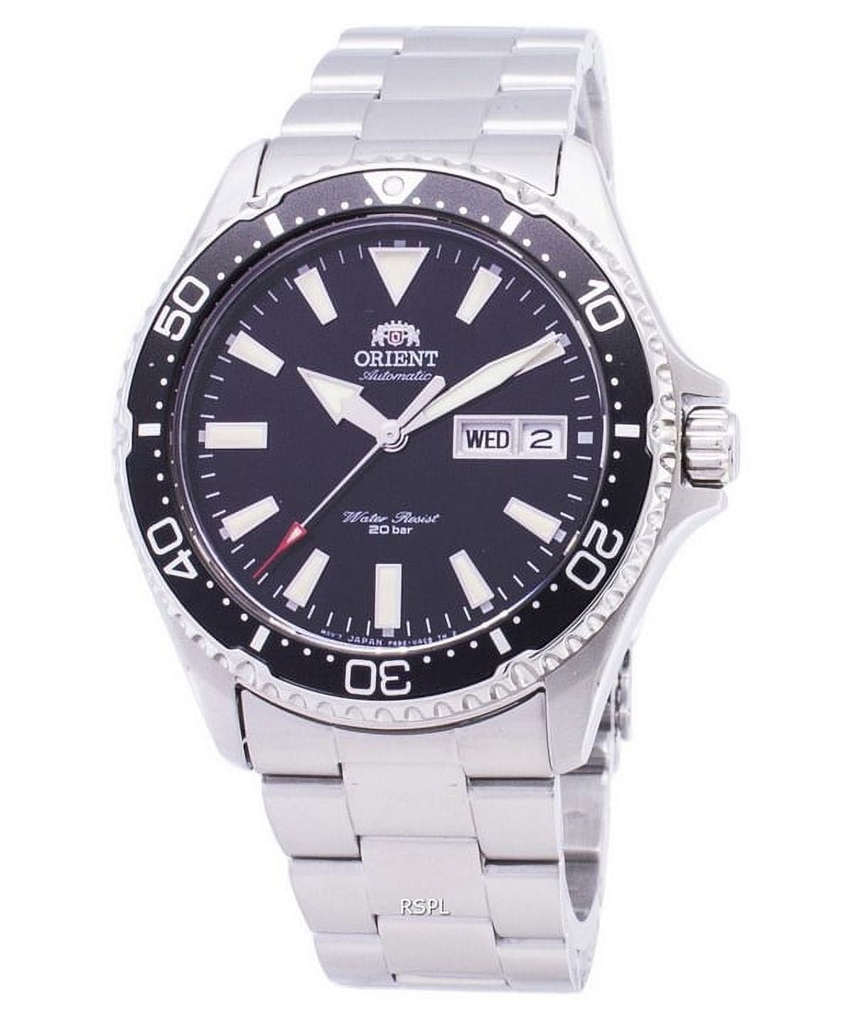 Men's Orient Kamasu Diver's Steel Automatic Watch RA-AA0001B19B ...