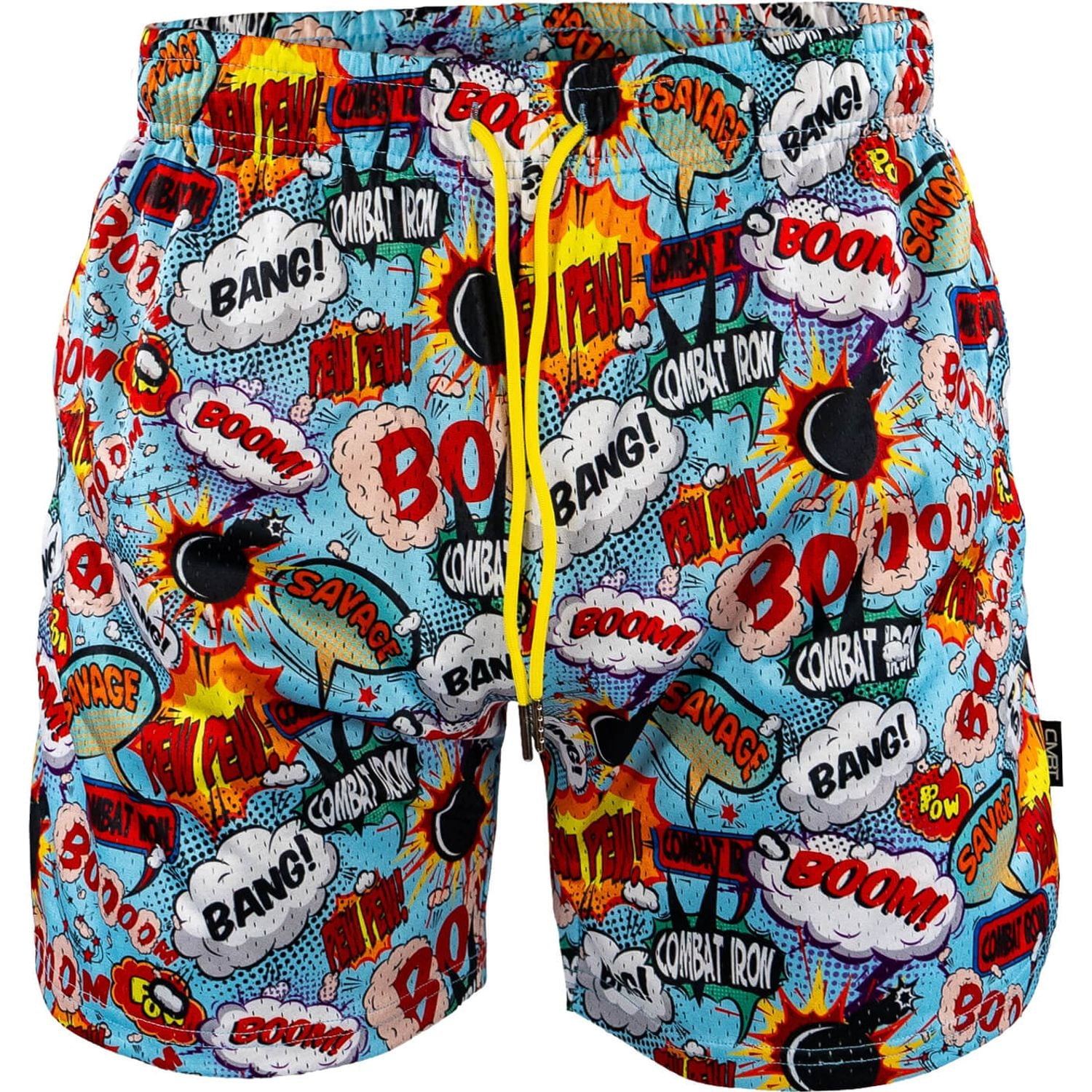 Men's Original Mesh Lifestyle Shorts | 5" L / Comic Book - Walmart.com