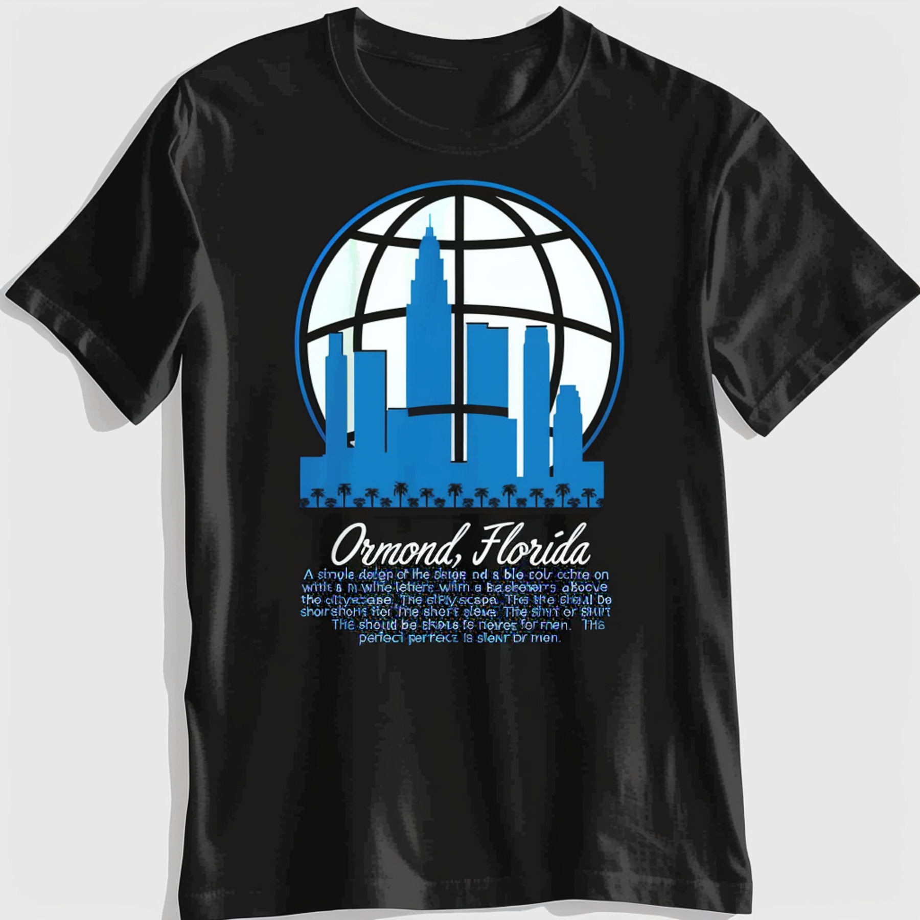 Men's Ormond Skyline Basketball T Shirt Stand out with this unique ...