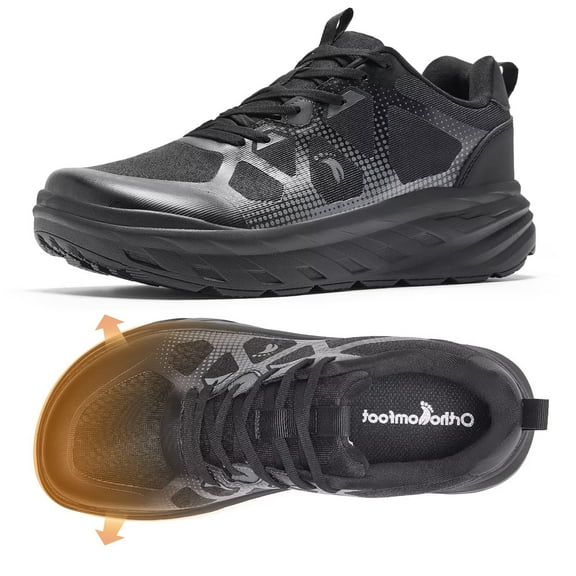 MAFEKE Walking Shoes with Arch Support Orthotic Sneakers for Plantar ...