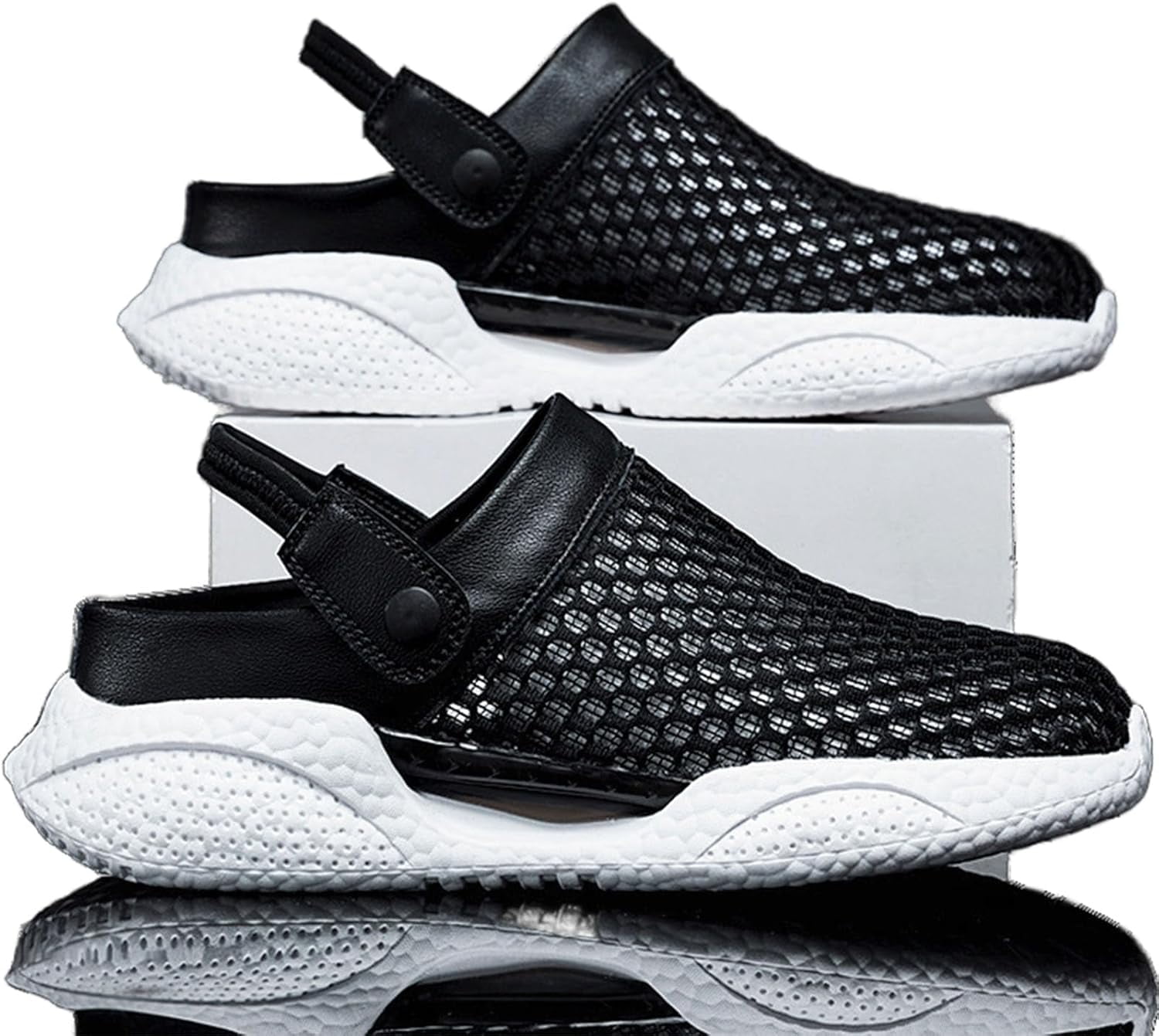 Men's Orthopedic Hollow Out Summerr Sandals,Arch Support Knit Breathable Mesh Walking Shoes ...