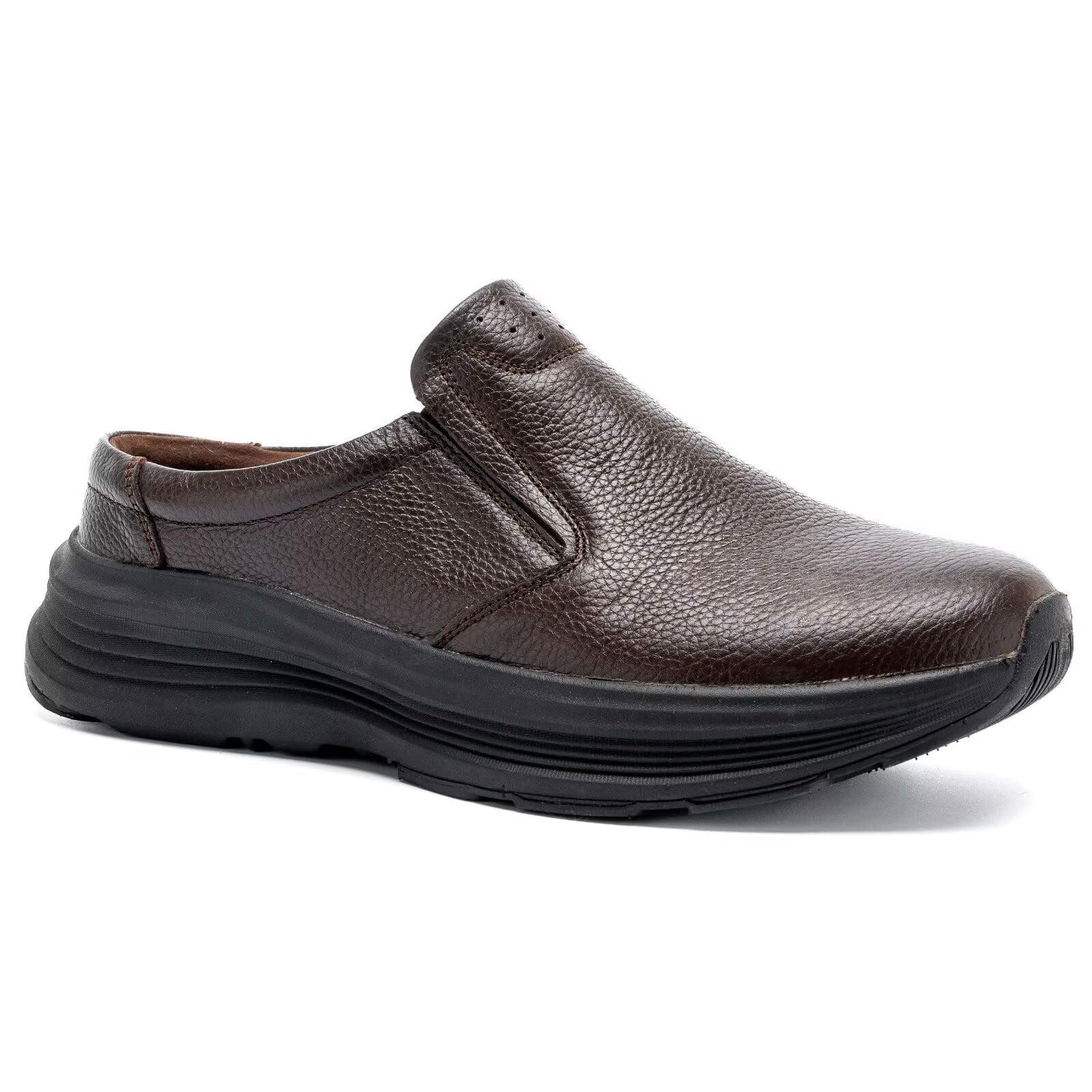 Men's Orthopedic Leather Dress Walking Shoes: Comfortable Arch Support ...
