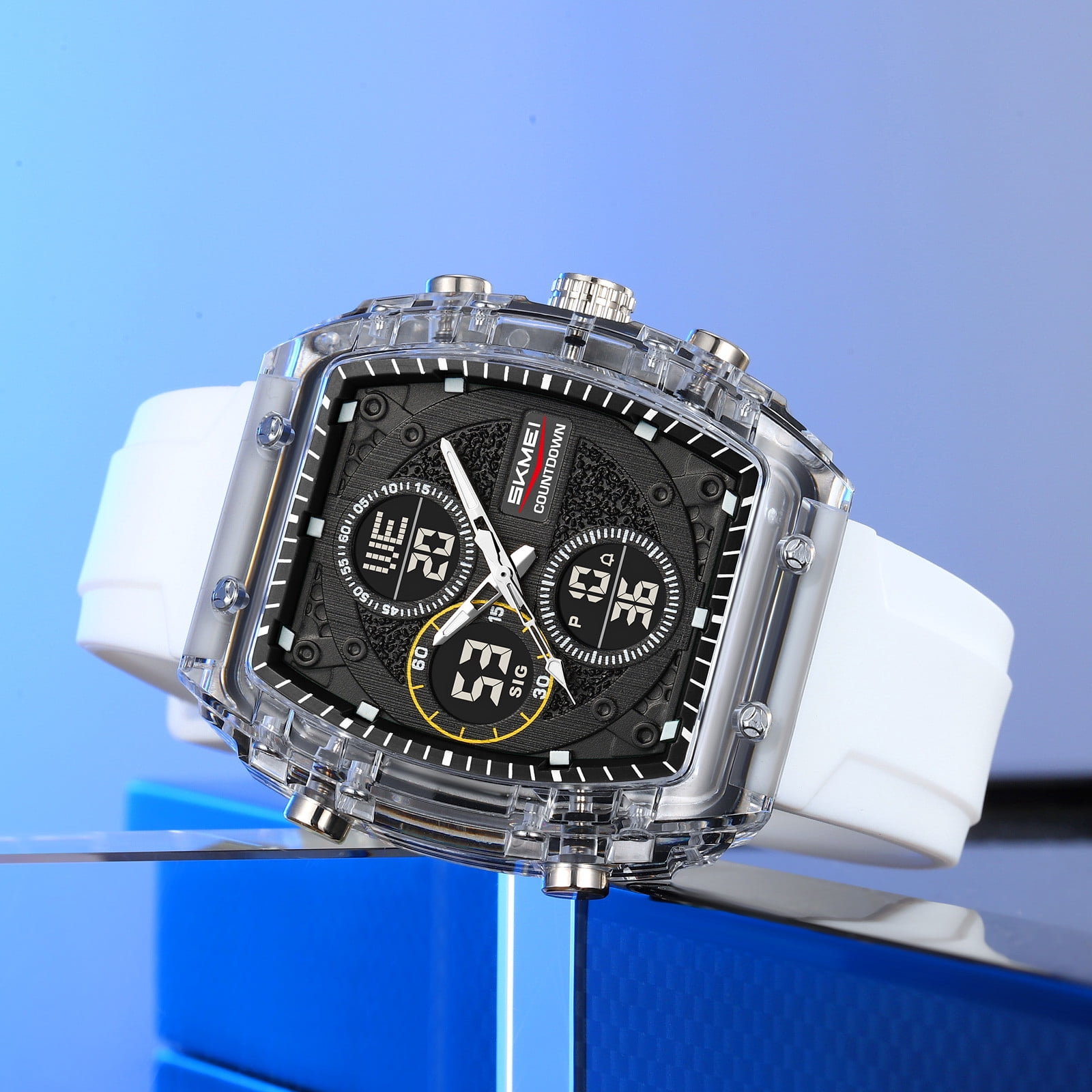 Men's Outdoor Digital Sport Watch | Waterproof Rugged Case | Luminous ...