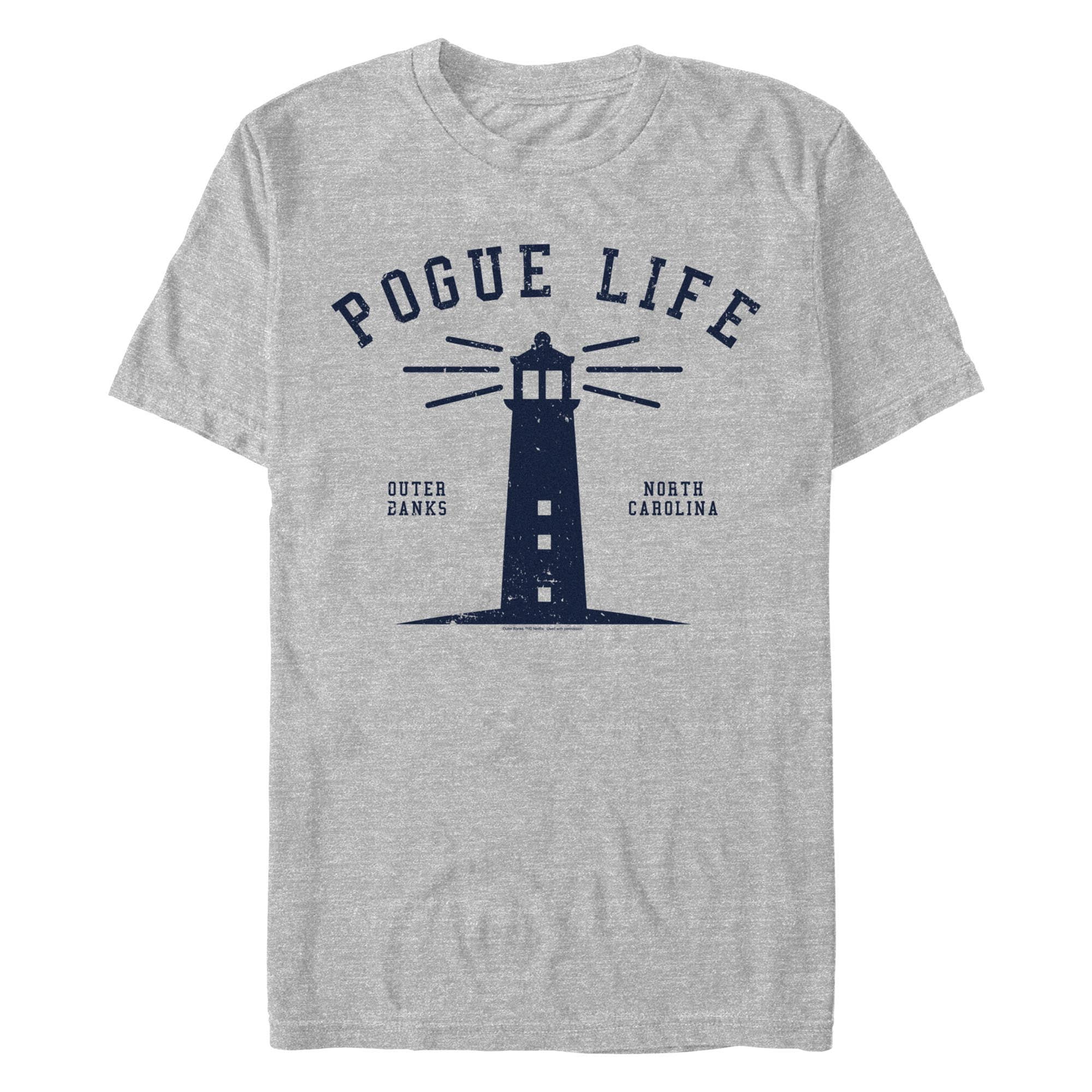 Men's Outer Banks Pogue Life Lighthouse Graphic T-Shirt - Walmart.com