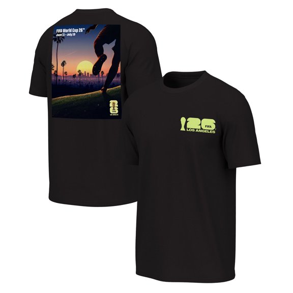 Men's Outerstuff Black 2026 FIFA World Cup Seattle Host City Poster ...