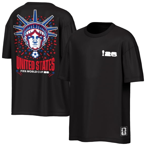 Men's Outerstuff Black 2026 FIFA World Cup Dallas Host City Poster ...