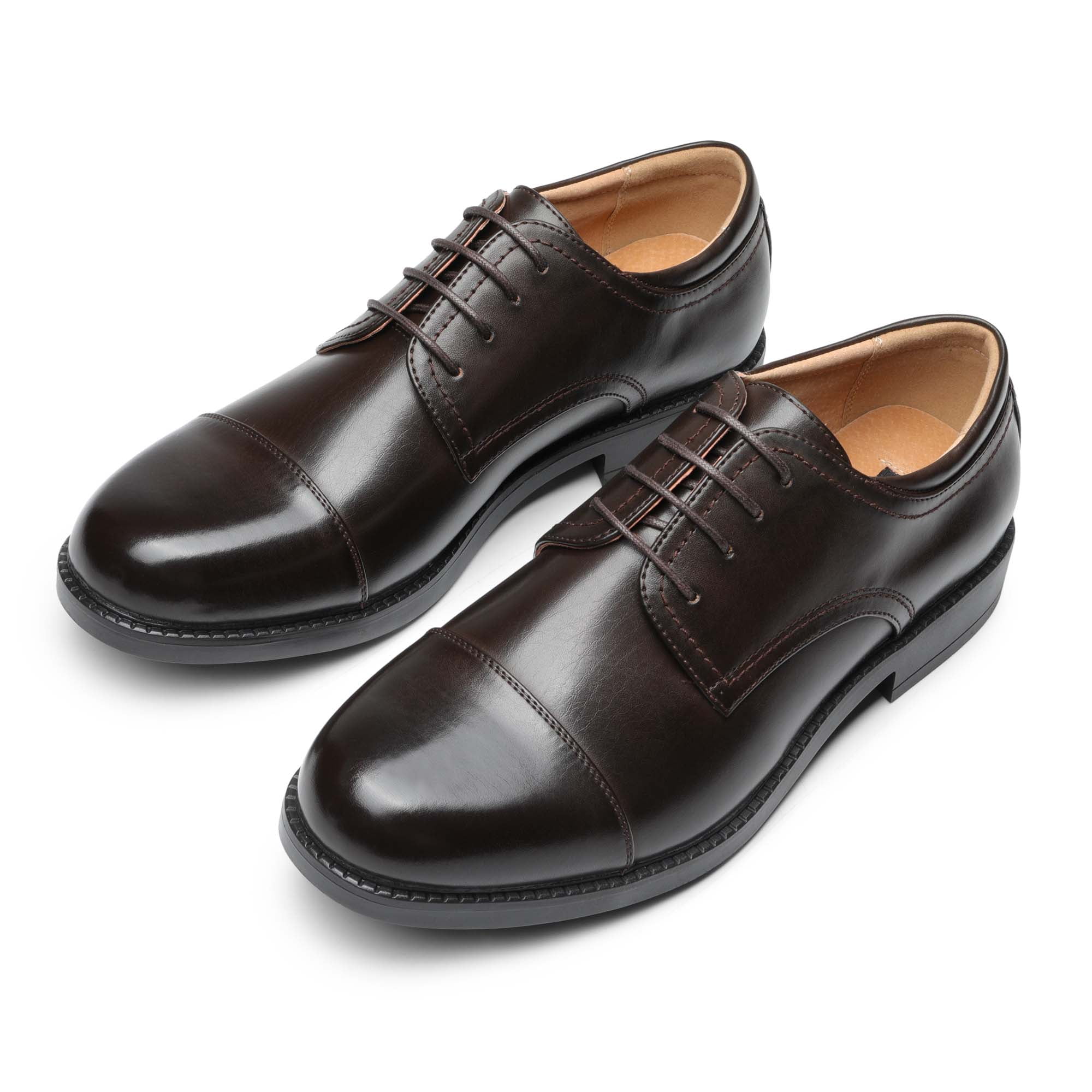 Men's Oxford Classic Lace Up Formal Dress Shoes - Walmart.com