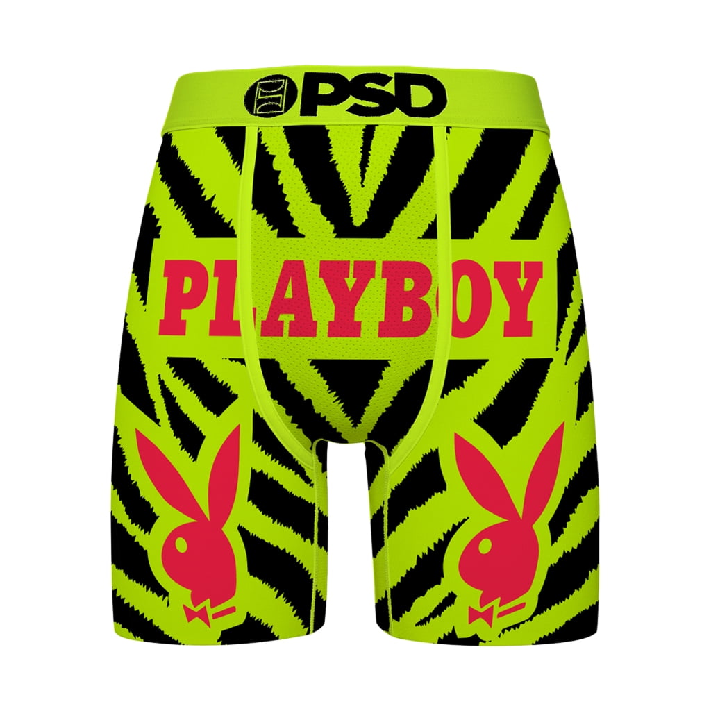Men's PSD PB Wild Stripes Yellow Boxer Briefs - S - Walmart.com