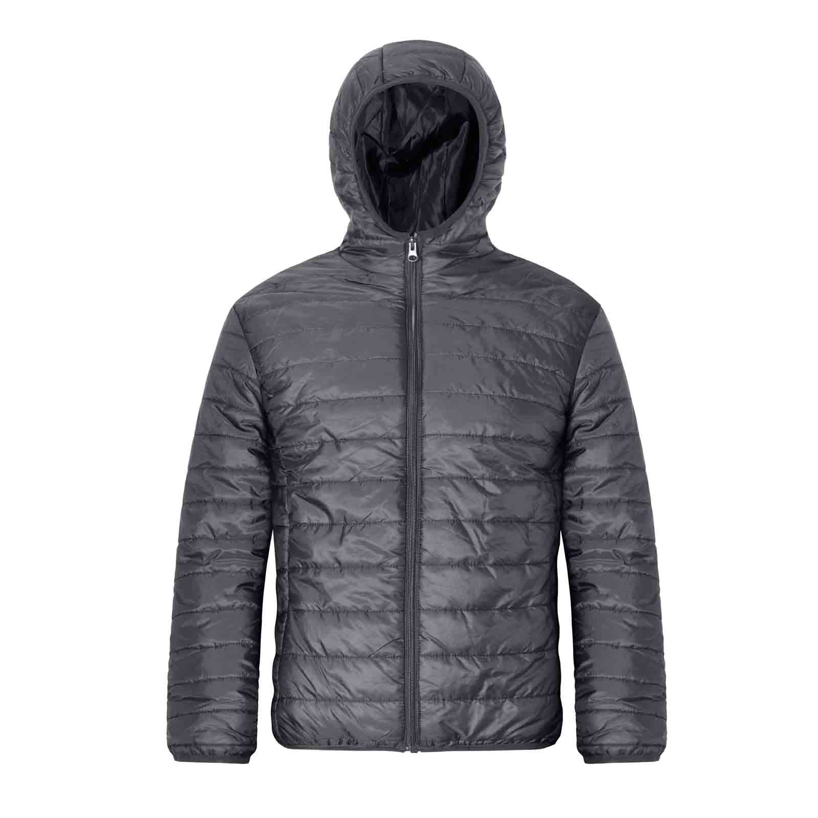 Men's Packable Down Alternative Jacket Hooded Lightweight Puffer Jacket ...