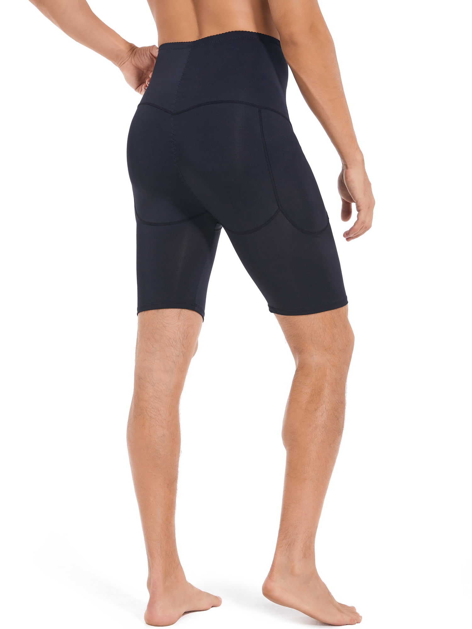 Men's Padded Briefs Boxer Underwear Tummy Control Shorts High Waist ...