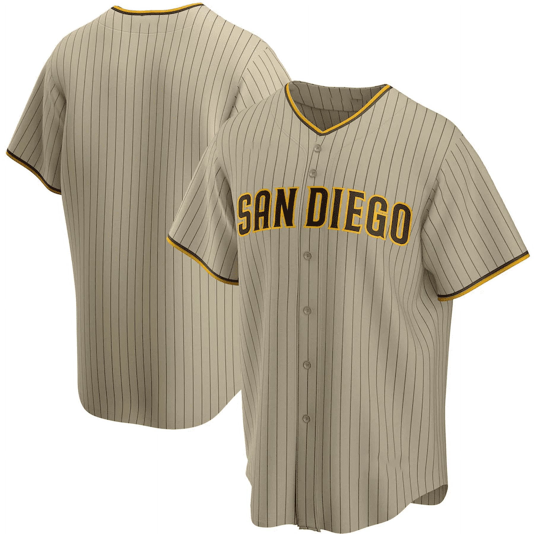 Men's Padres Baseball Team Jerseys Home Blank Jerseys Baseball Game T ...