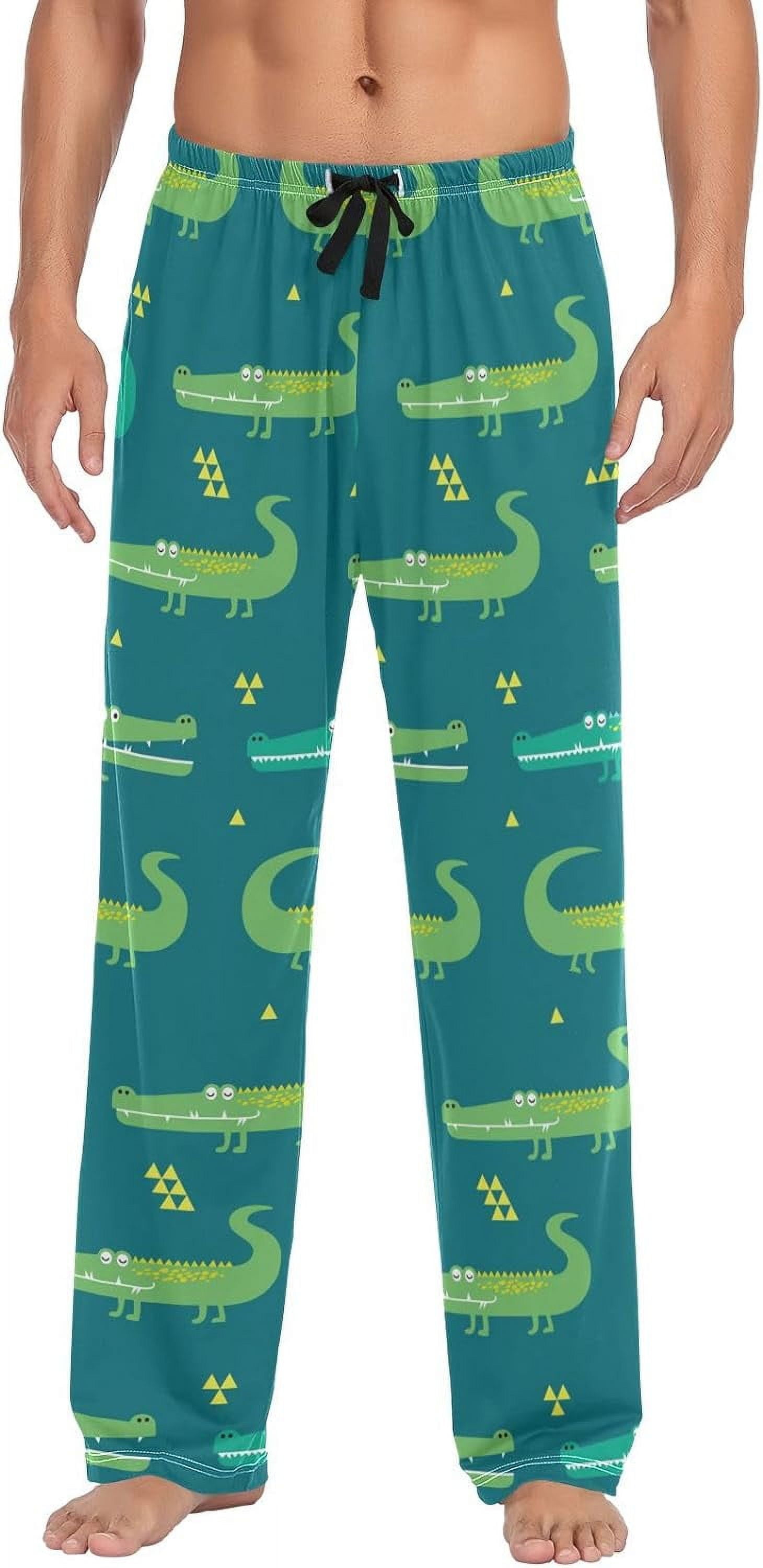 Men's Pajama Pants with Pockets Sleepwear Lounge Pants Stretch Casual ...