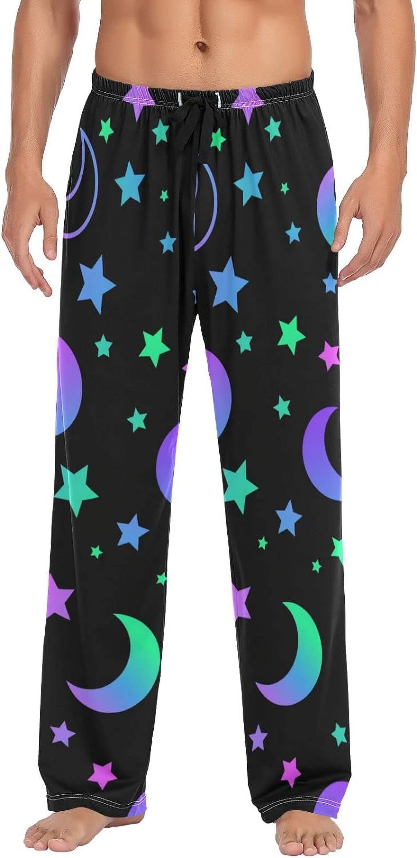 Men's Pajama Pants with Pockets Sleepwear Lounge Pants Stretch Casual ...